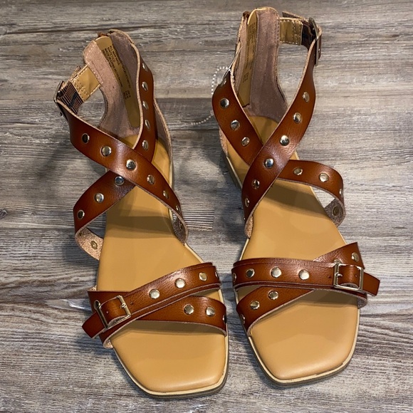 Time and Tru | Shoes | Nwt Time Tru Studs Strappy Sandals | Poshmark